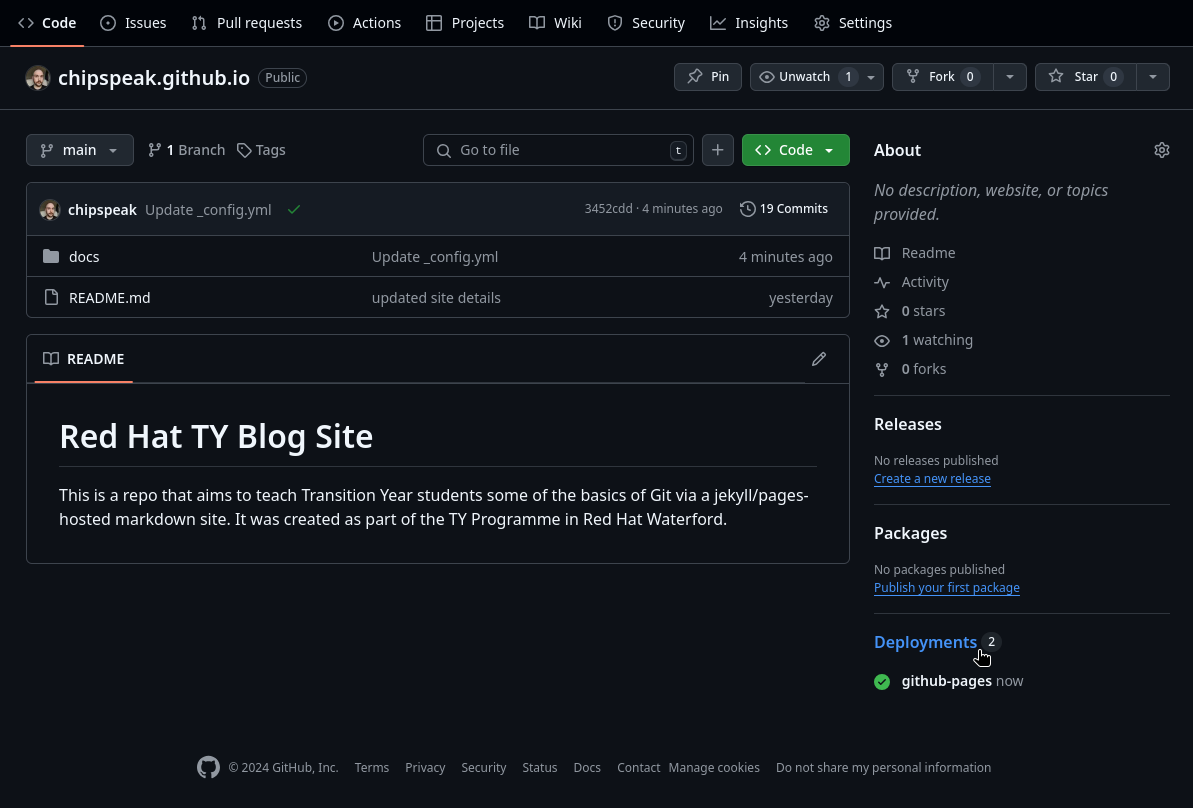 Site Creation Guide | Red Hat TY Blogs